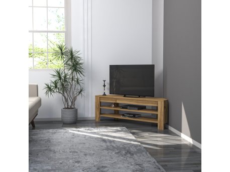 HANAH HOME TV polica Corner Oak
