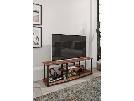 HANAH HOME TV polica Mesivo Walnut