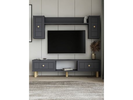 HANAH HOME TV polica Dario Bohem Anthracite