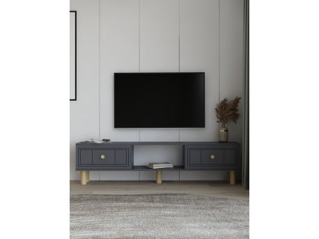 HANAH HOME TV polica Dario Bohem - Anthracite