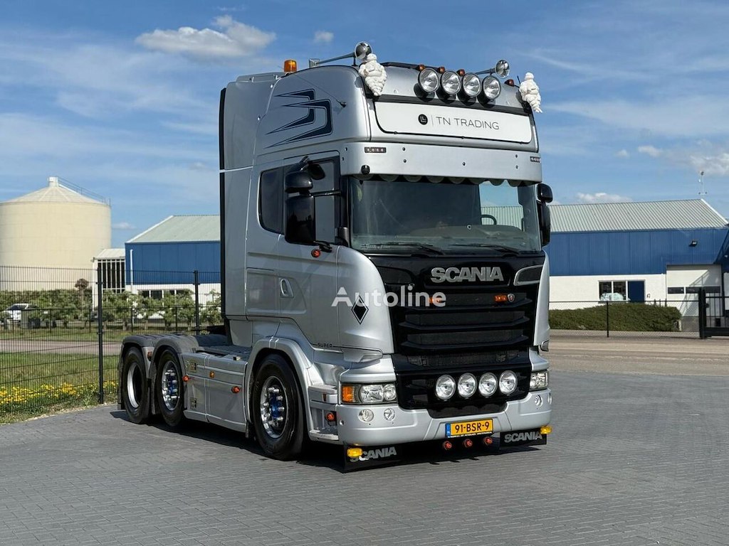 Scania R520 V8 FULL AIR, STEERING PUSHER, SHOW TRUCK, TOP tegljač
