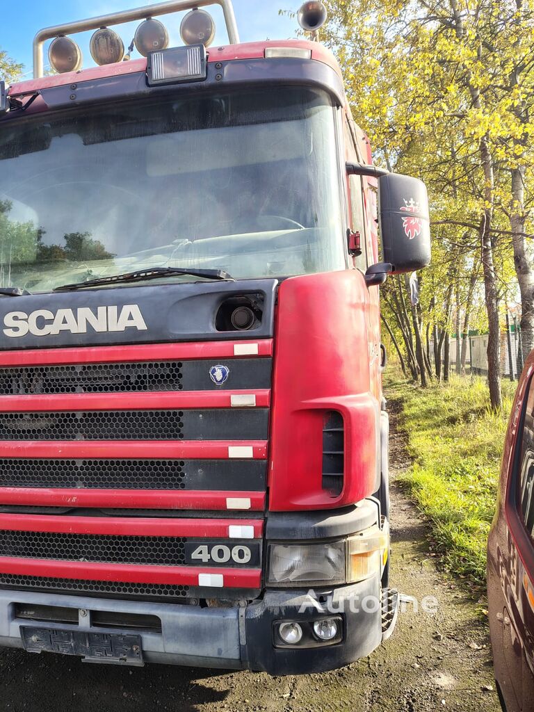 Scania 124 400 tegljač + poluprikolica kipera