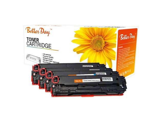 Toner BetterDay 540A/320A/210A CB540A,125A,CE320A,128A,CF210A,130A zam. kaseta za HP Black 2.4k