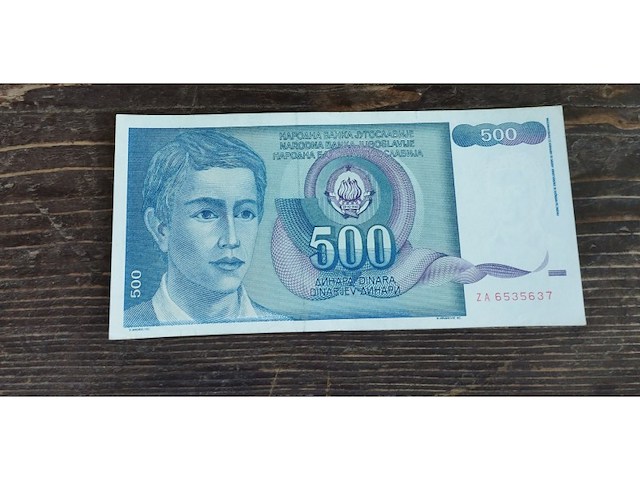 ZA ZAMENSKA 500 DINARA 1990