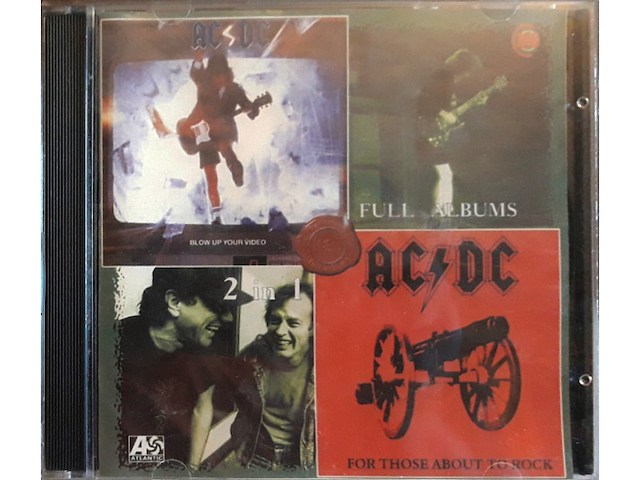 CD*: AC/DC - Blow Up + For Those About To Rock (2000) M