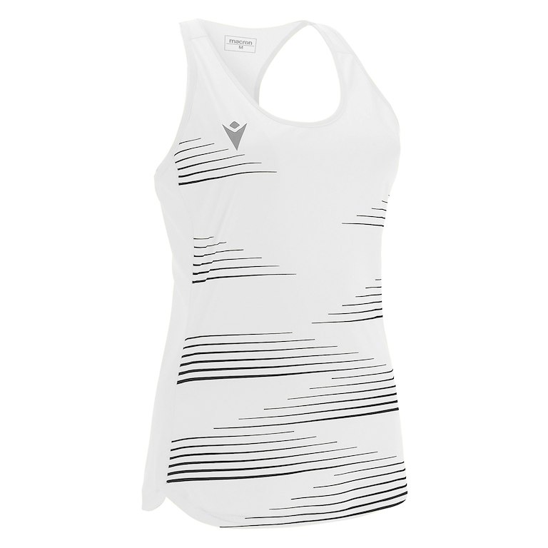 DOLLY SINGLET WHT/BLK ,S