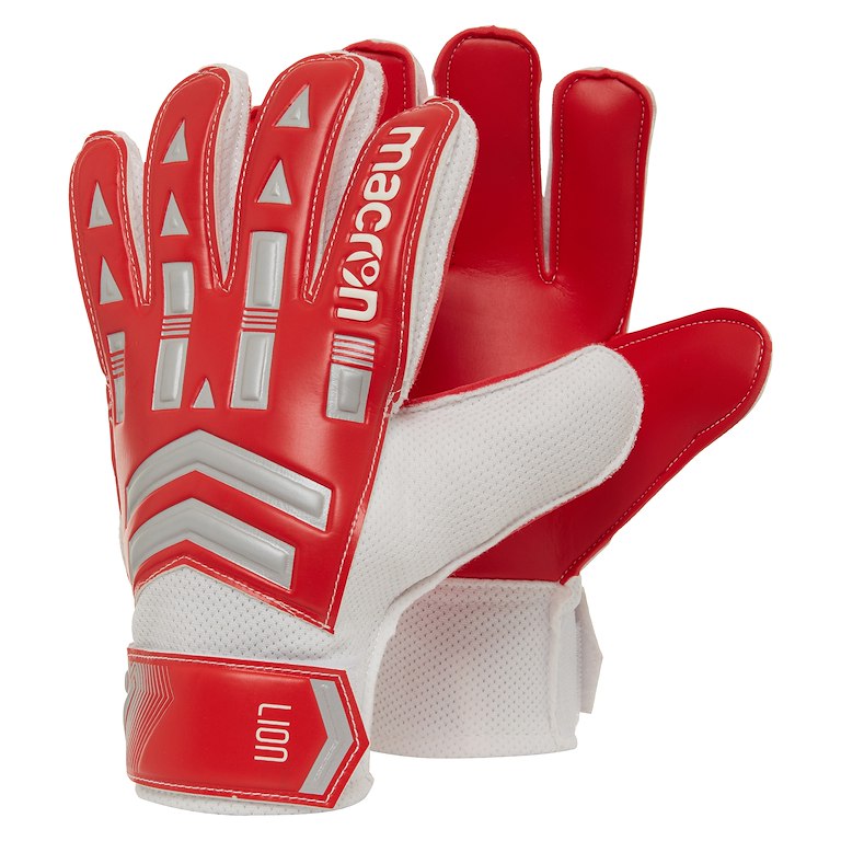 LION XF GK GLOVES RED/WHT /SLV SR,10