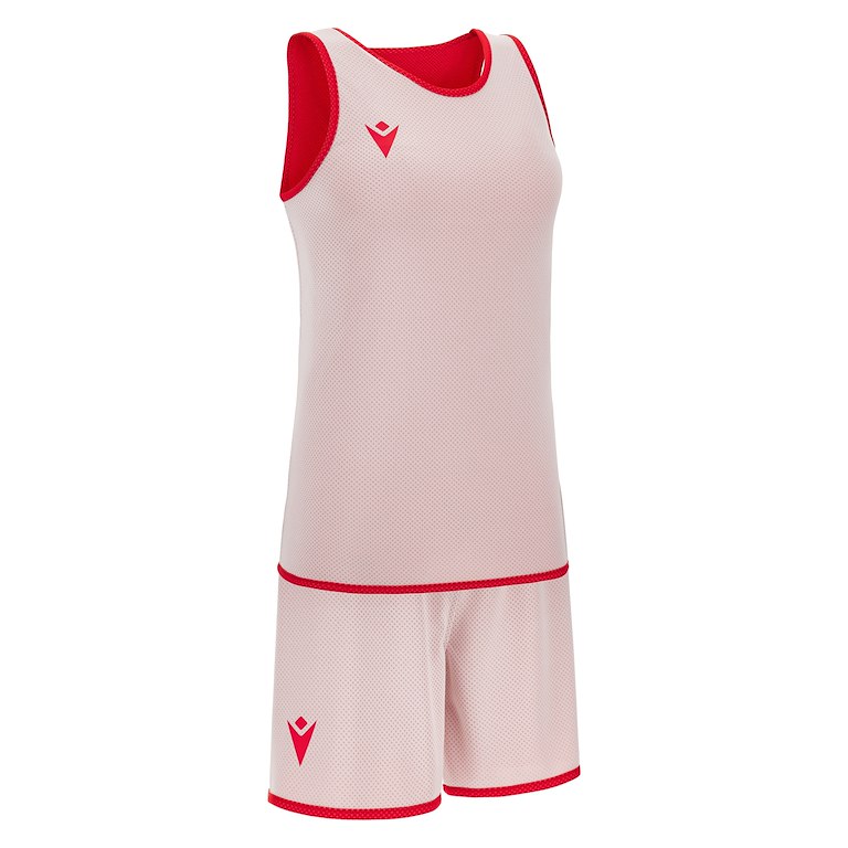 F500 REVERSIBLE WOMAN SET RED/WHT,M