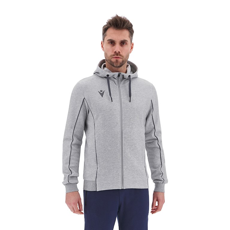 STAGE ECO FULL ZIP HOODY GRYMEL/ANT,M