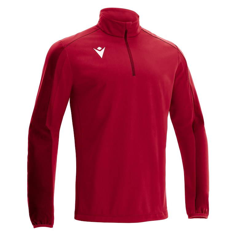 ARNO 1/4 ZIP TOP RED/DRED ,XL