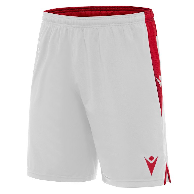 TEMPEL SHORT WH /RED,3XS