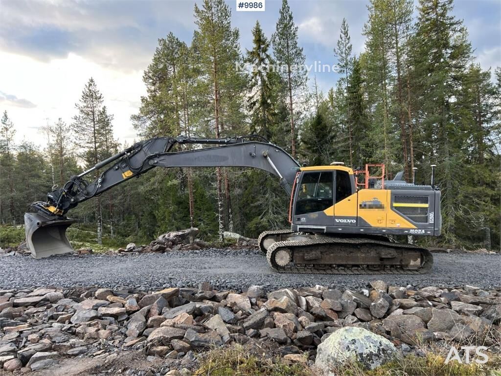 Volvo EC250EL Excavator with MOBA Excavation System, Rot bager guseničar