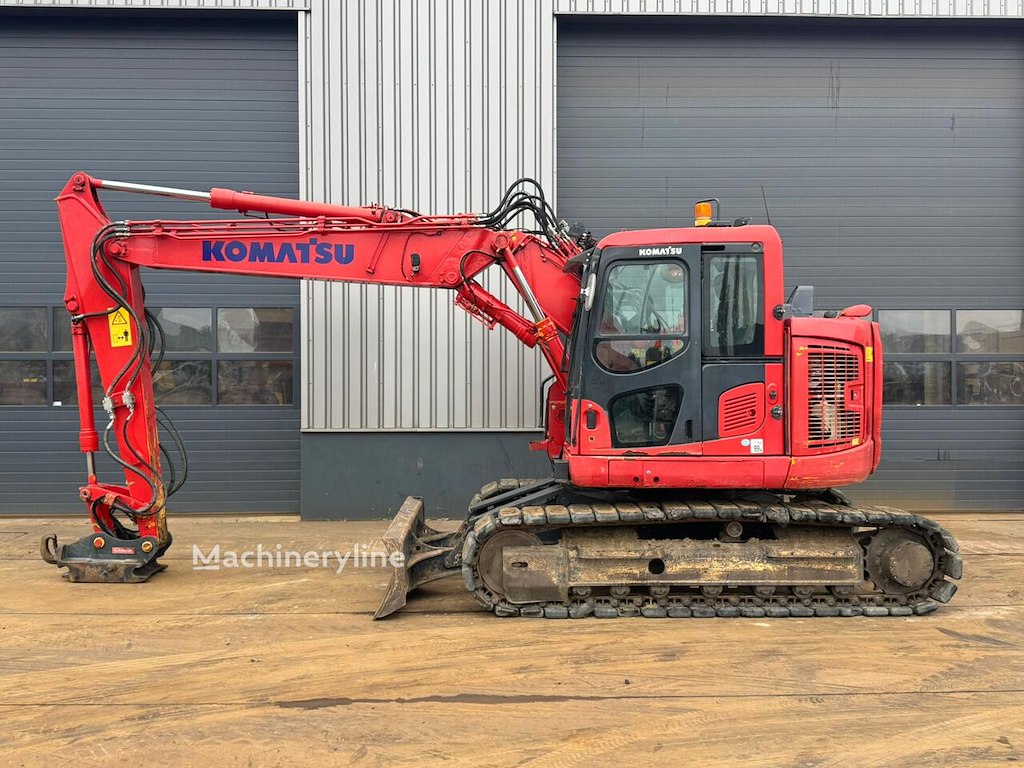 Komatsu PC138US - Tripple boom + blade bager guseničar