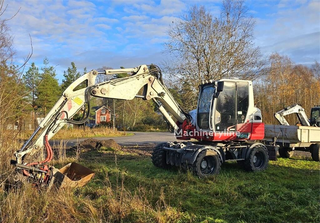 Takeuchi TB295W, Rototilt, Webasto, 2 kauhaa, Harja bager točkaš
