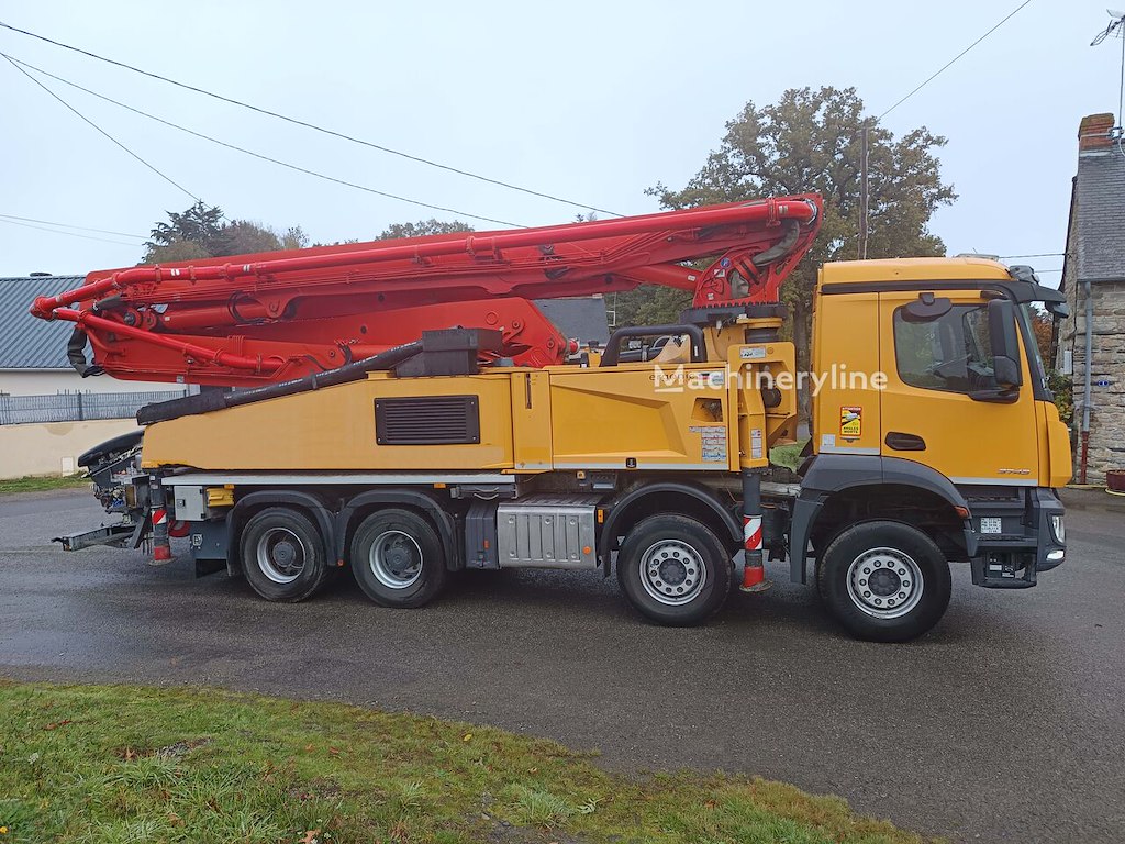 Putzmeister 38/5 16HLS na šasiji Mercedes-Benz Arocs 3743 pumpa za beton