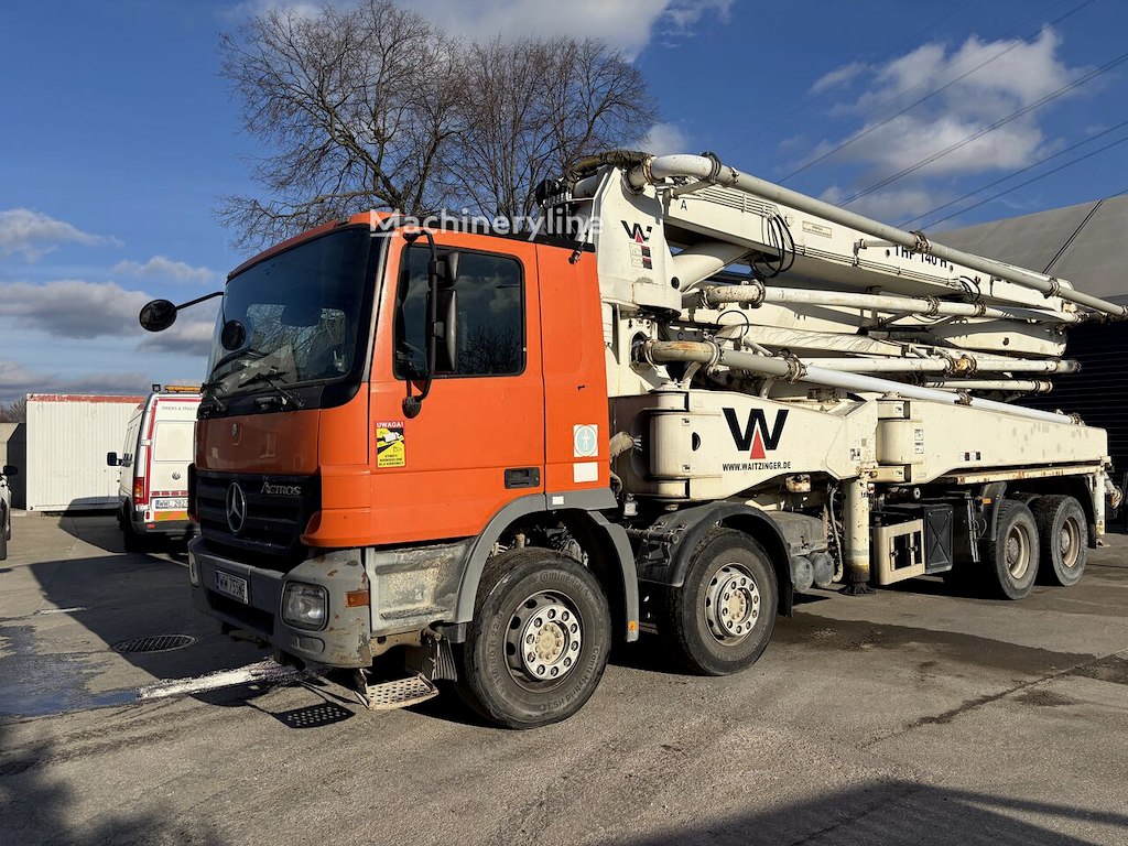Waitzinger na šasiji Mercedes-Benz Actros 4141 pumpa za beton
