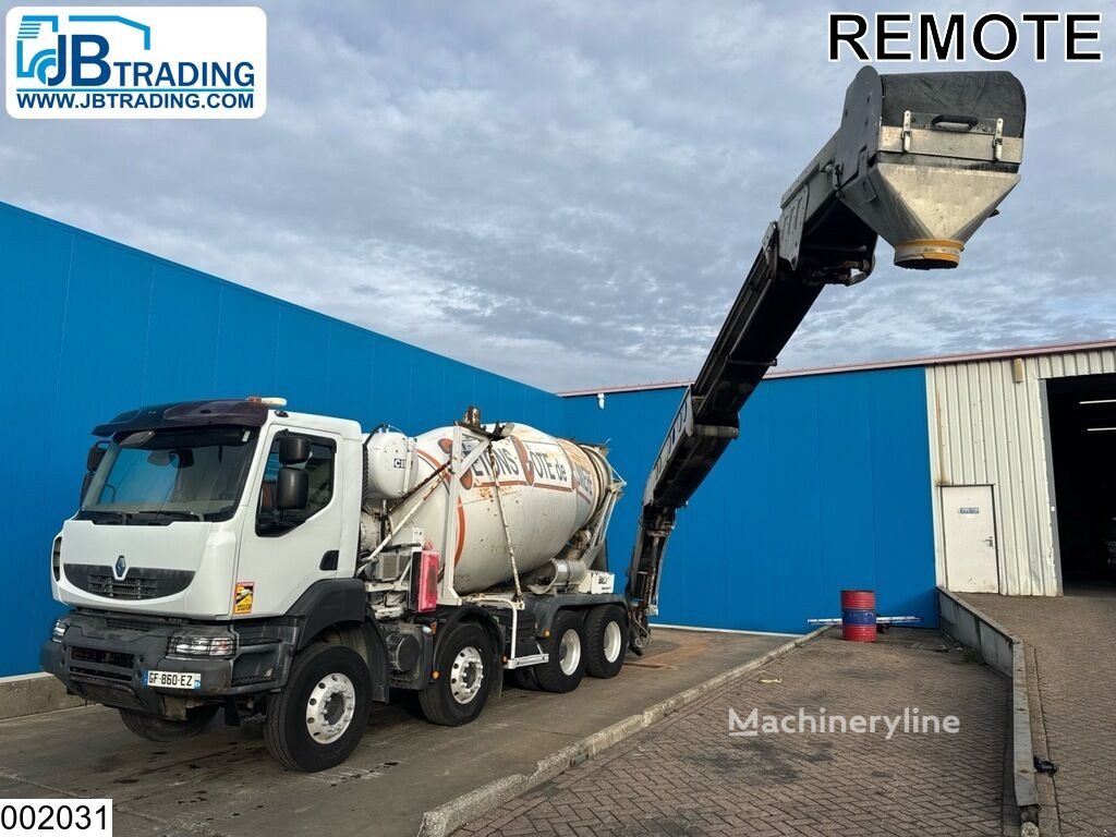 Renault Kerax 410 Dxi 8x4, EURO 4, 9m3, Steel suspension, Remote kamion s mešalicom za beton