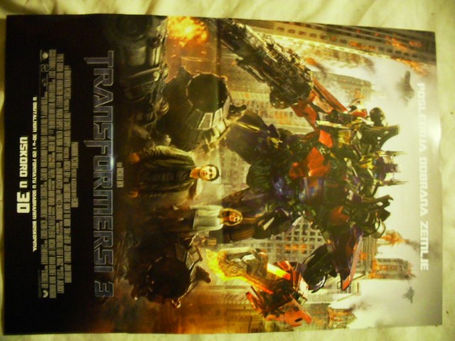 Transformersi 3, plakat