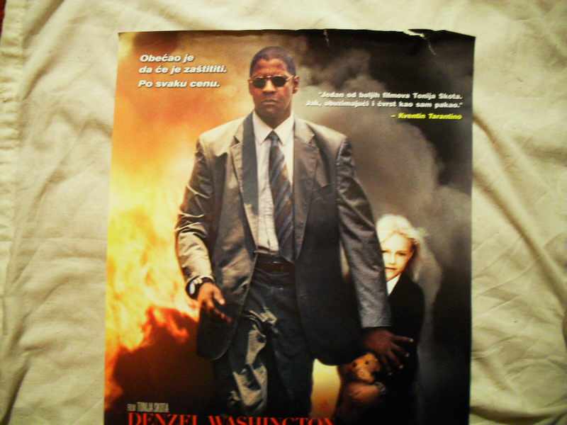 Man on fire, plakat