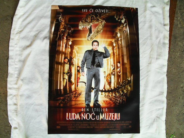 Luda noc u muzeju, plakat