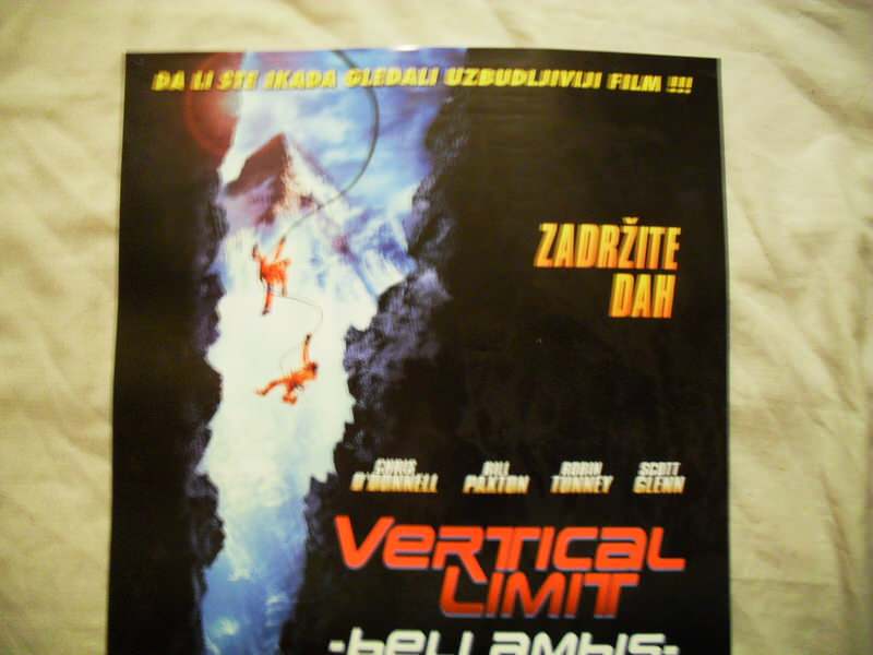 Vertical limit, plakat