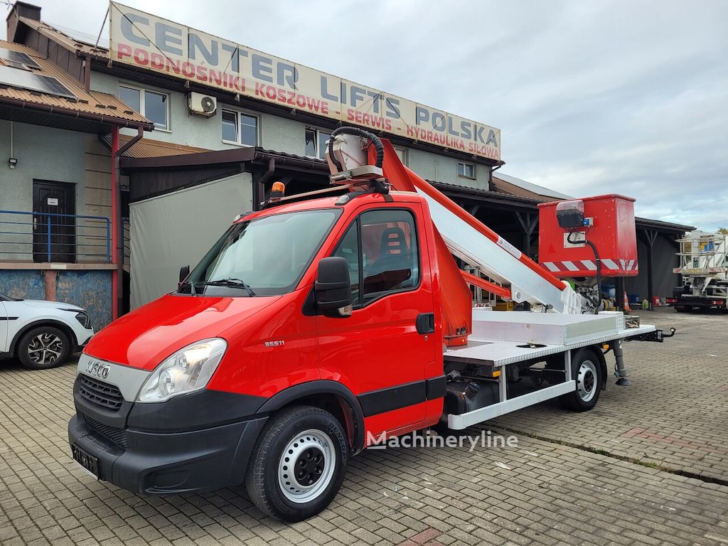 IVECO Daily 35S11 - 20 m Multitel MT202DS bucke truck boom lift auto dizalica s korpom