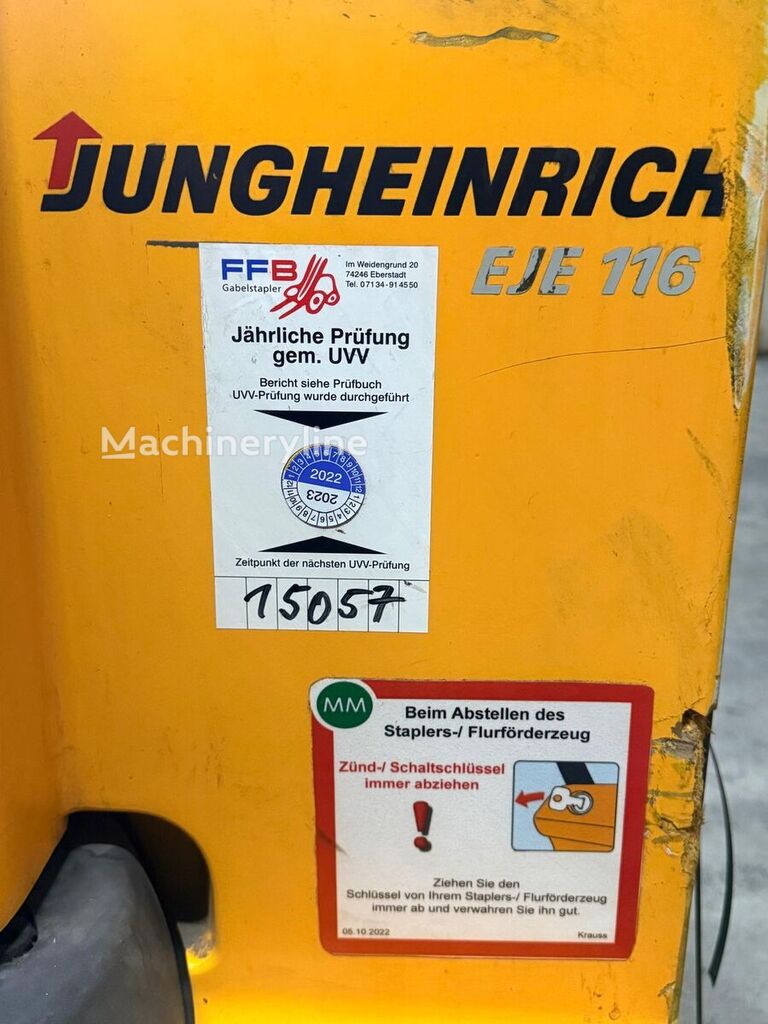 Jungheinrich EJE 116 električni paletar