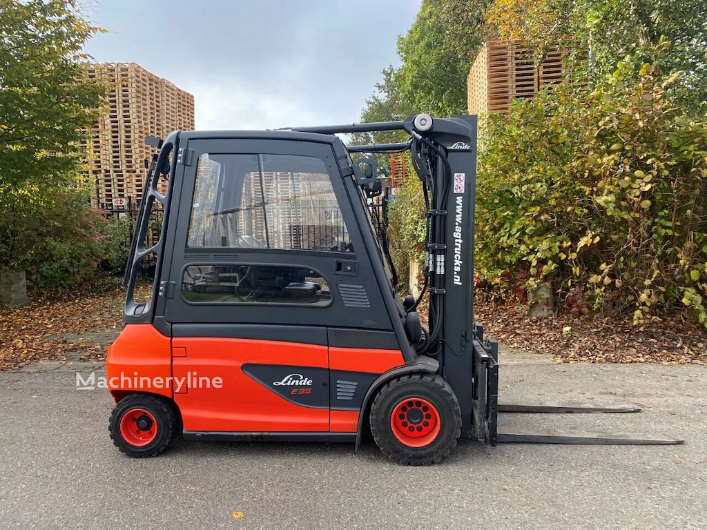 Linde E35L-01 električni viljuškar