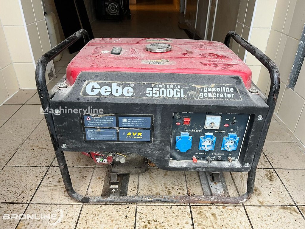 Prodaje se Gebe Powerman 5500GL benzinski generator na aukciji