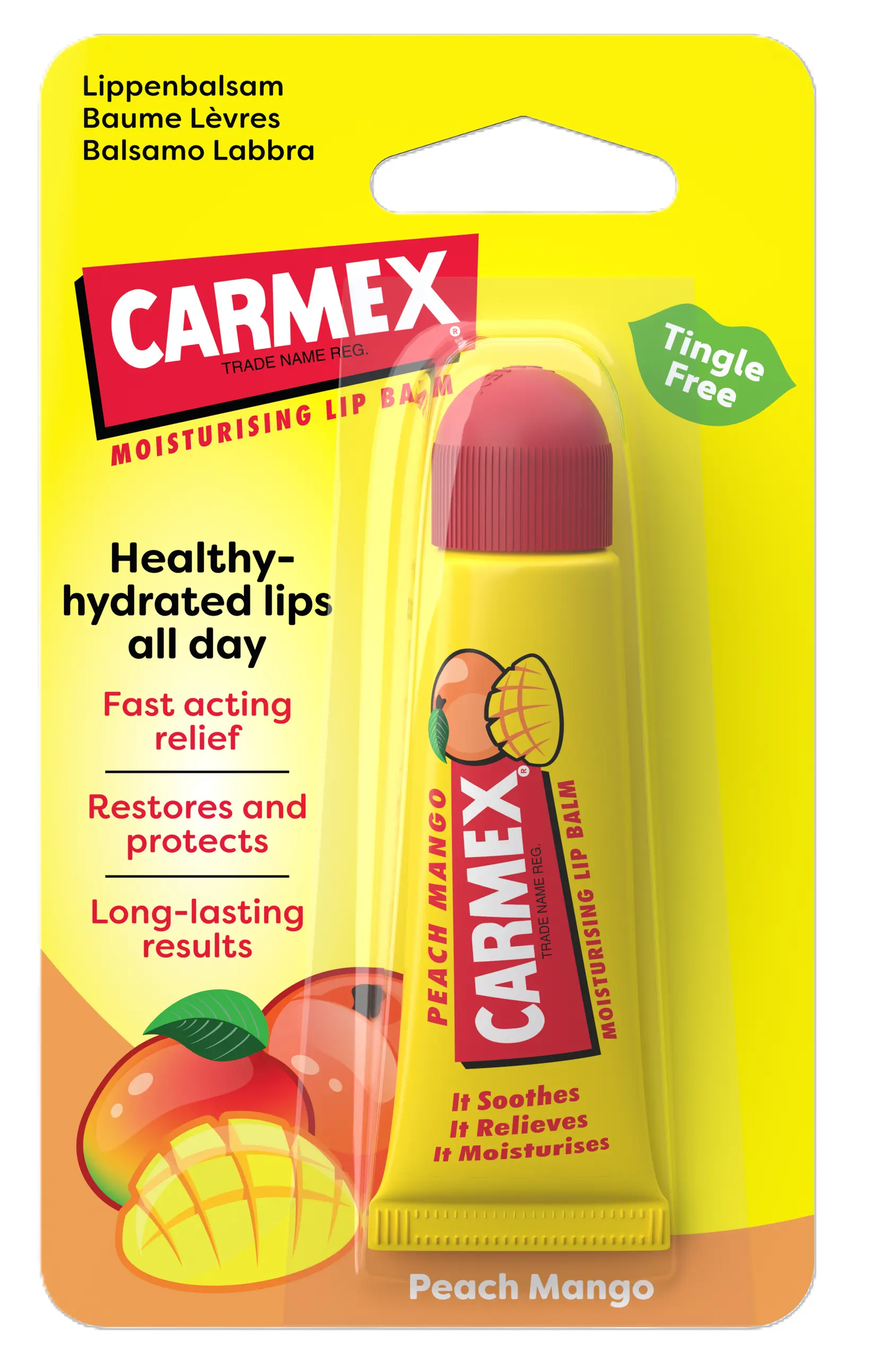 Carmex Balzam za usne Peach Mango tube