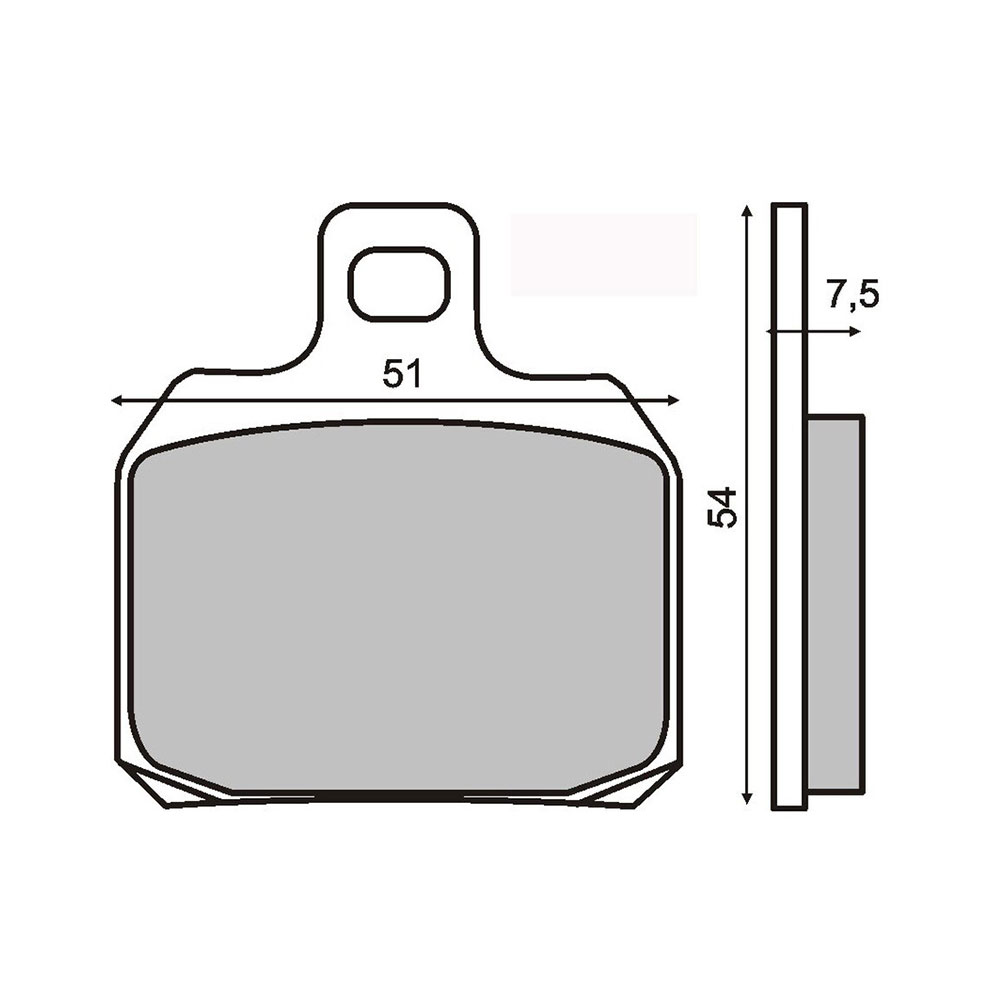 Disk pločice za motocikle EBC FA266 organic