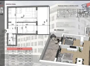 Prodaja Stan - Novi Sad, Detelinara: Sajam - Sajmište