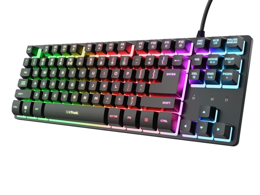 Trust Tastatura TRUST GXT833 THADO žicna/RGB/TKL/gaming/crna