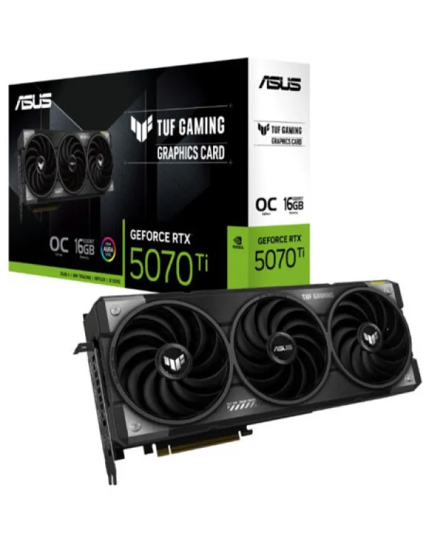 SVGA ASUS GeForce RTX 5070-TI TUF OC 16GB GDDR7 256bit TUF-RTX5070TI-O16G