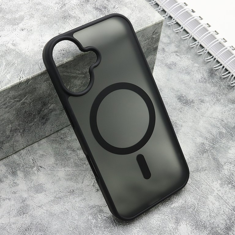 Zastitna maska (futrola) SILKY MagSafe mat - iPhone 17 crna (MS)