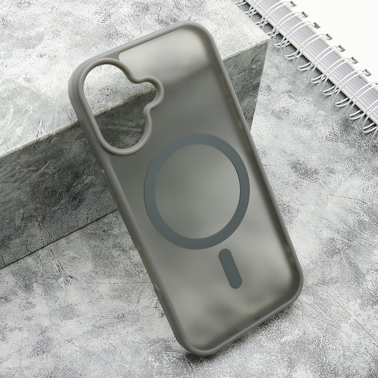 Zastitna maska (futrola) SILKY MagSafe mat - iPhone 17 siva (MS)