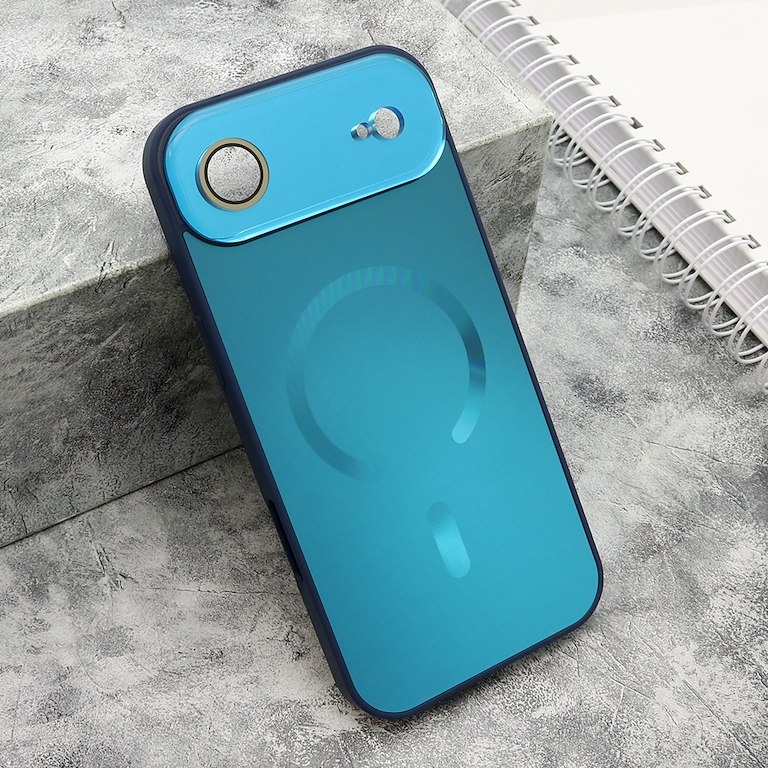 Zastitna maska (futrola) COLOR METAL Magsafe - iPhone 17 Air plava (MS)