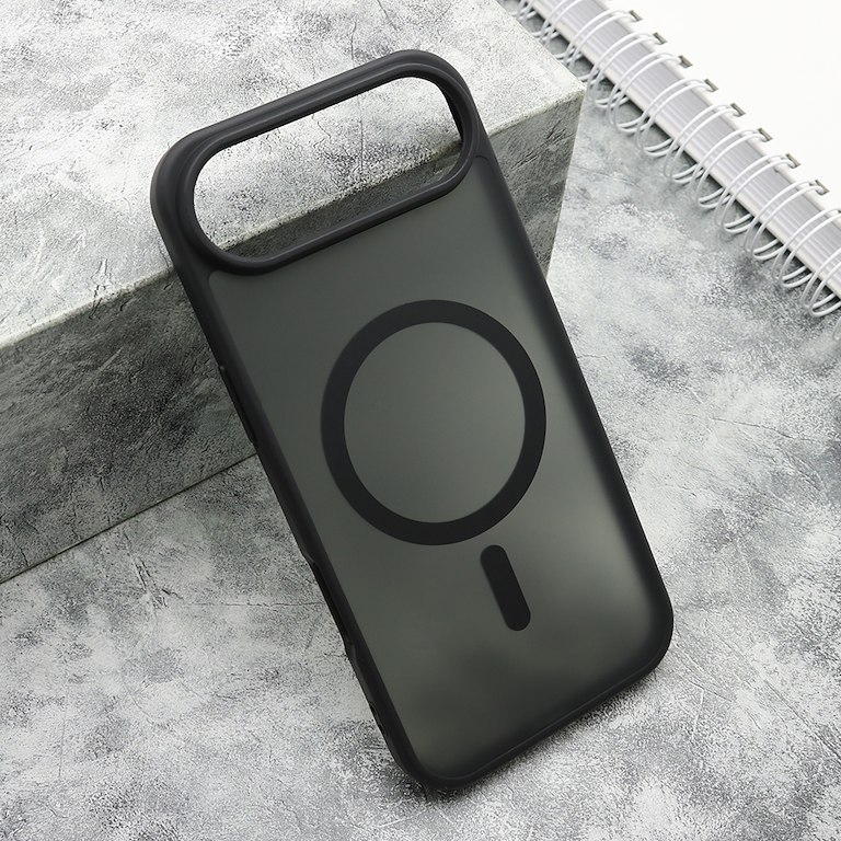 Zastitna maska (futrola) SILKY MagSafe - iPhone 17 Air crna (MS)