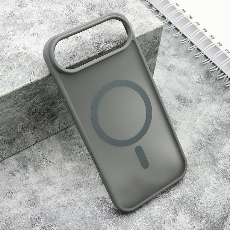 Zastitna maska (futrola) SILKY MagSafe - iPhone 17 Air siva (MS)