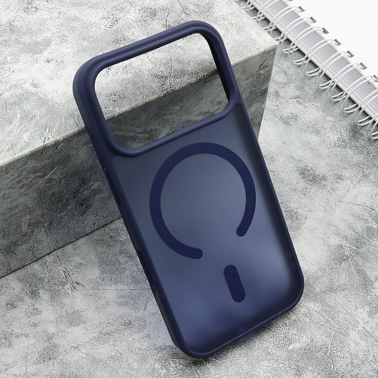 Zastitna maska (futrola) SILKY MagSafe mat - iPhone 17 Pro plava (MS)