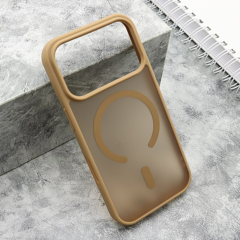 Zastitna maska (futrola) SILKY MagSafe mat - iPhone 17 Pro zlatna (MS)