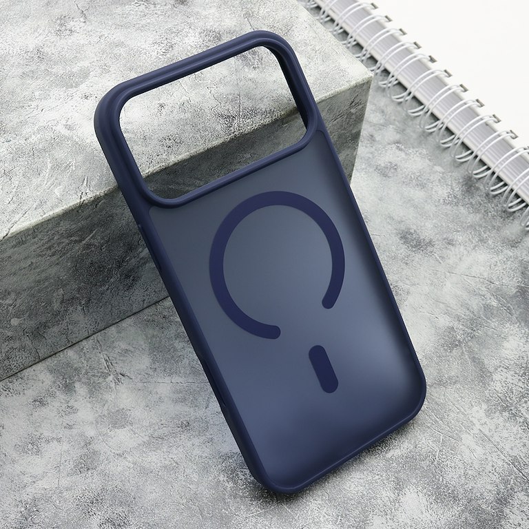 Zastitna maska (futrola) SILKY MagSafe mat - iphone 17 Pro Max (6.9) plava (MS)