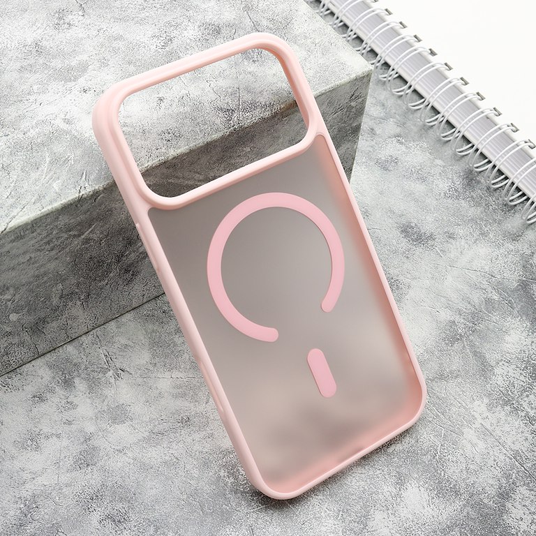 Zastitna maska (futrola) SILKY MagSafe mat - iphone 17 Pro Max (6.9) roze (MS)