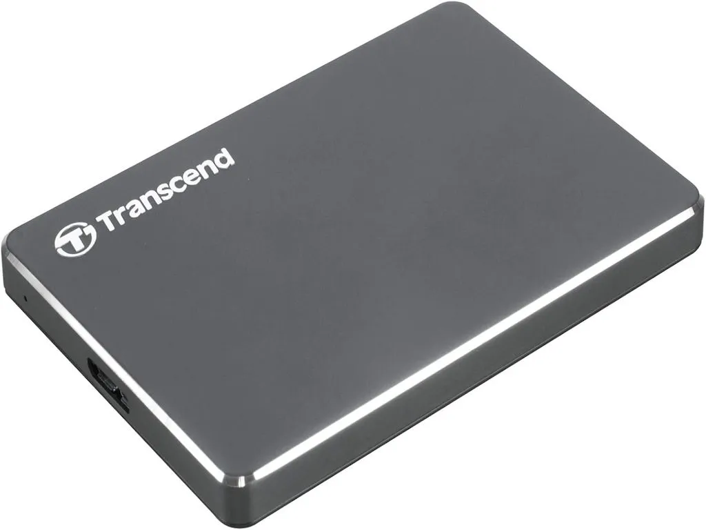 Transcend Hard disk TRANSCEND TS2TSJ25C3N eksterni/2TB/2.5"/USB 3.0/siva