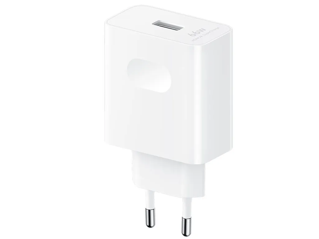 Zidni punjac HONOR SuperCharge Power Adapter 2 /66W/100-240V~50/60Hz/bela sa USB-C kablom (1m/6A)