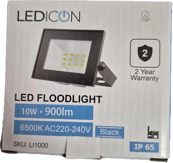 LEDICON LED REFLEKTOR 10W, 900lm, SMD, 6500K, IP65