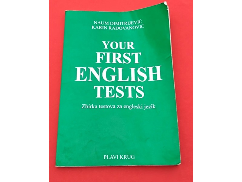 Your First English Tests Naum Dimitrijević
