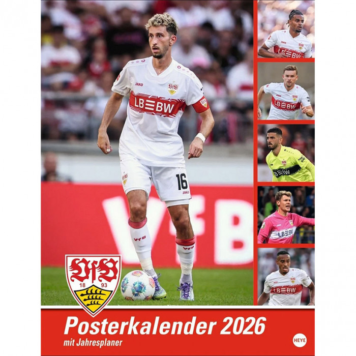 VfB Stuttgart A3 kalendar 2026