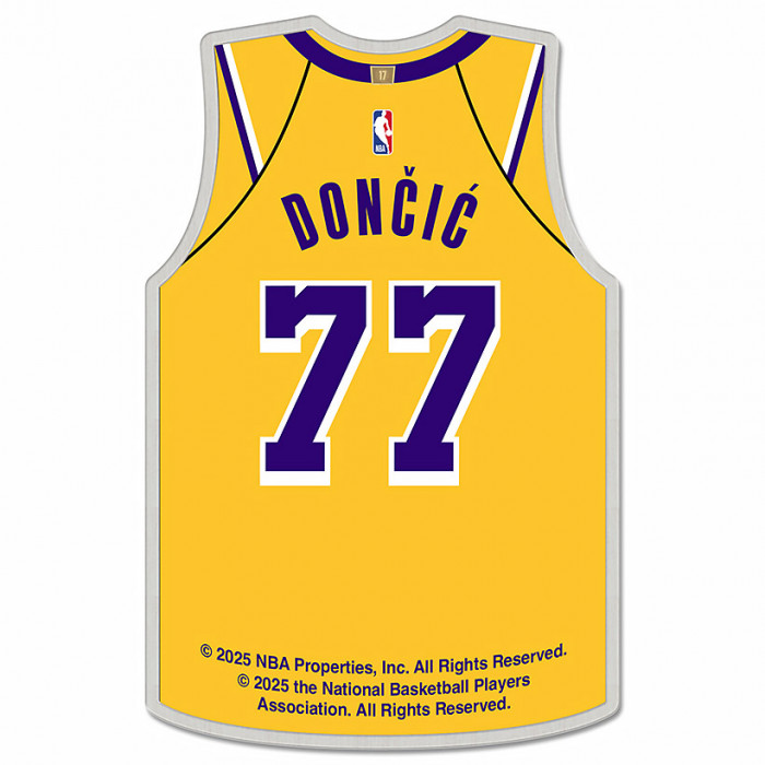 Luka Dončić 77 Los Angeles Lakers Collector Pin Jewelry Card značka