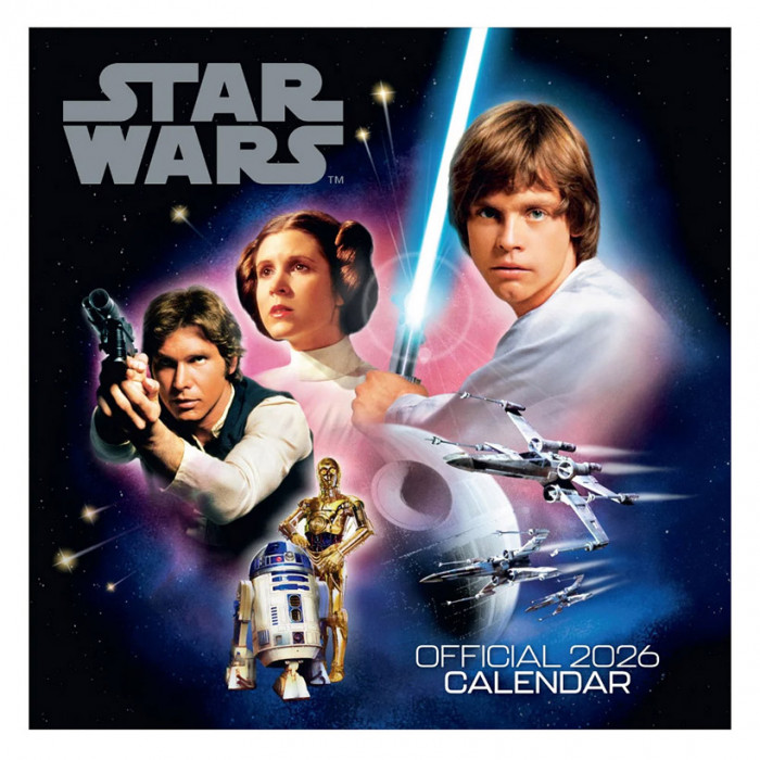 Star Wars Classic Square kalendar 2026